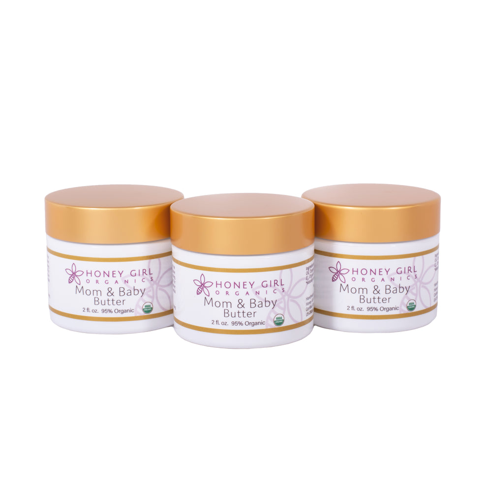 3-Pack Mom & Baby Butter - Organic – HoneyGirlOrganics